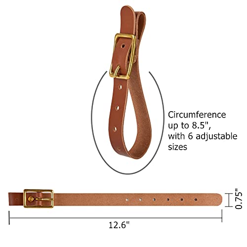 Snapklik.com : DeYoungArbeit Leather Hanging Straps Gun Rack Wall Mount ...