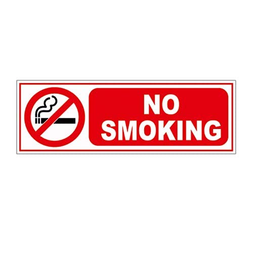 Buy Masstone No Smoking Sign Board | Sign Board (4x12 Inch) | Emergency ...