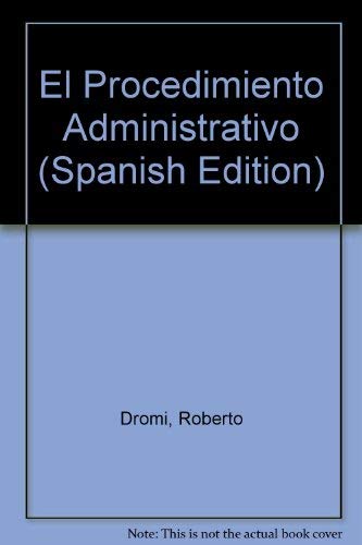Amazon.com: El Procedimiento Administrativo (Spanish Edition ...