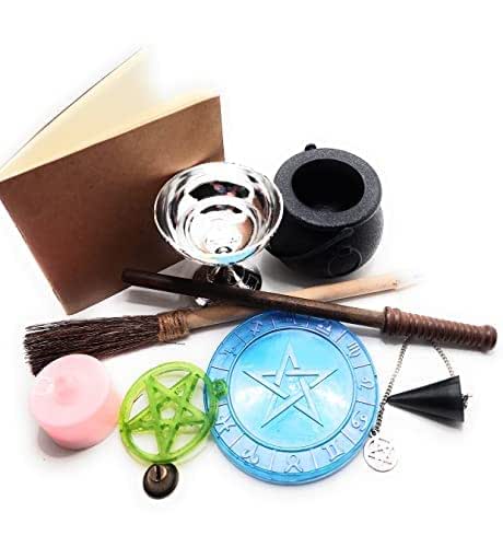 Amazon.com: Child’s Wiccan Ritual Altar Kit Supplies for Kids Pretend ...