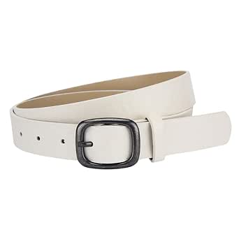Buy FULAIDA® women's black leather belt | versatile and timeless ...