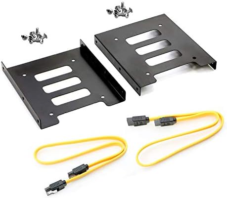Amazon.com: SAISN HDD SSD Mounting Bracket 2.5 to 3.5 Adapter Hard ...