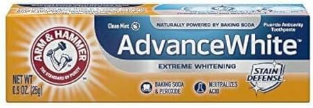 ARM & HAMMER Advance White Baking Soda & Peroxide Toothpaste, Extreme ...