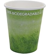 Amazon.com: Yes!Fresh 8oz Disposable Hot Beverage Paper Coffee Cups for ...