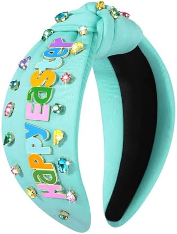 Amazon.com : CEALXHENY Easter Headbands for Women Beaded Carrot Rabbit ...