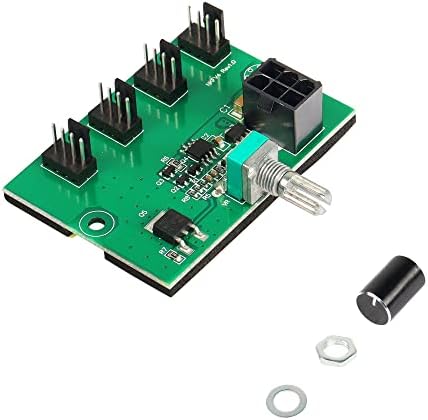 Amazon.com: SinLoon 4 Knob Cooling Fan Speed Controller PC 8 Channels ...