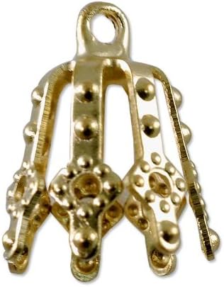 Amazon.com: Bell Caps Jewelry Findings - 12mm Gold Plated (10-Pcs ...