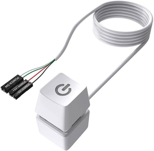 Amazon.com: SinLoon Desktop Switch Desktop Computer Power Switch ...