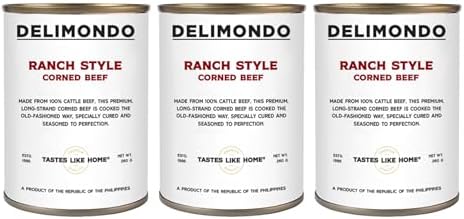 Amazon.com: Delimondo Corned Beef - Ranch Style | 3 Pack | 260g Each ...