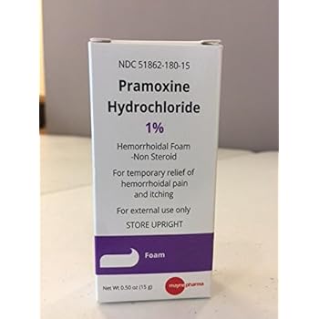 Amazon.com: Pramoxine Hydrochloride 1% Hemorrhoidal Foam: Health ...