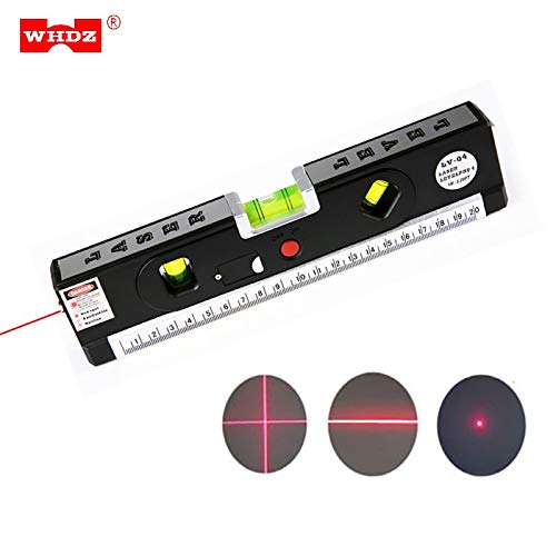 Buy WHDZ Laser Levels Horizon Vertical Light Beam 8FT Measuring Tape ...
