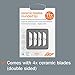 SLICE 10404 Replacement Ceramic Safety Blades (Rounded Tip), Pack of 4 ...