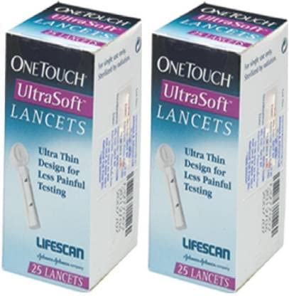 OneTouch Ultrasoft Lancets (Box of 25) Pack of 2 : Amazon.in
