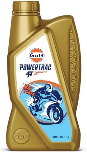 Gulf Powertrac 4T 10W40 2 Wheeler Bike High Performance Synthetic ...