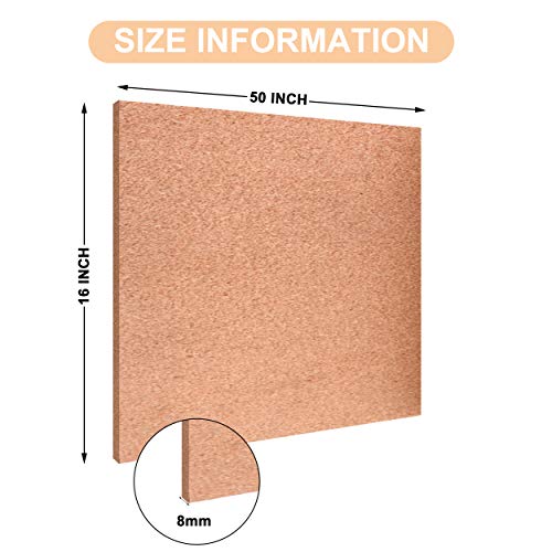 Snapklik.com : SUNGIFT Cork Board Roll 8 Mm Thick - 50x16 Cork Rolls ...