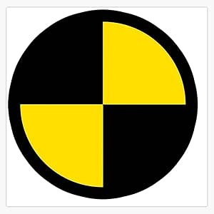 Amazon.com: Crash Test Dummy Sticker Decal Car Window Water Bottle 5 ...