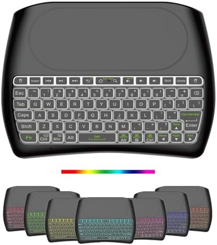 Amazon.com: Mini Bluetooth Keyboard, D8 Rechargeable Wireless Keyboard ...