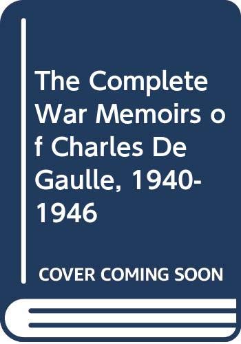 Amazon | The Complete War Memoirs of Charles De Gaulle, 1940-1946 ...