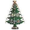 Amazon.com: 17-Inch Picture Frame Wooden Tabletop Christmas Tree with 8 ...