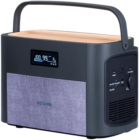 Amazon.co.jp: 工進(KOSHIN) ポータブル電源 BPS-12L リン酸鉄 リチウムイオン電池 容量 1229Wh 定格 1200W ポータブルバッテリー 節電 停電対策 AC ...