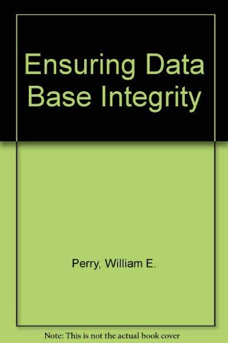 Amazon | Ensuring Data Base Integrity | Perry, William E. | Accounting