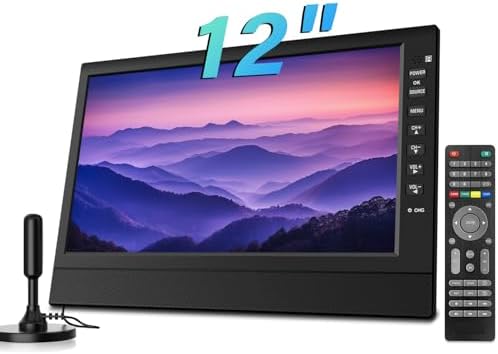 Amazon.com: Feihe 14 inch Small Flat Screen Kitchen TV with ATSC Tuner ...