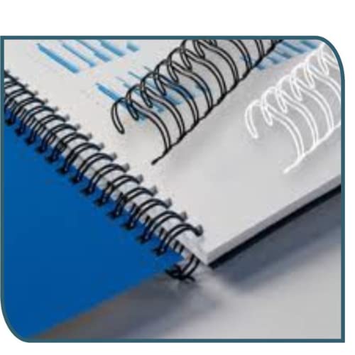 Classik Double Loop Binding Wire (Box of 100 Pieces) (White_Wiro-9.5mm ...