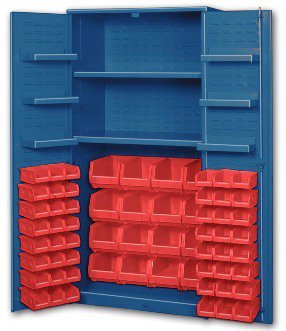 Pucel Enterprises Big Blue Bin Cabinets With Door Shelves Cabinet ...