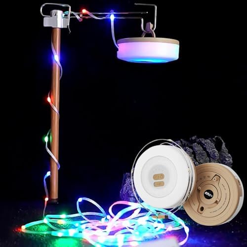 Camping String Lights, Portable LED Strip Light, USB Rechargeable IP65 ...