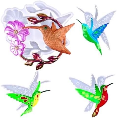 Amazon.com: EXCEART Silicone Hummingbird Mold epoxy Resin Mold Resin ...
