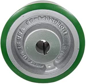Amazon.com: CasterHQ - 6" X 3" POLYURETHANE ON STEEL KEYED DRIVE WHEEL ...