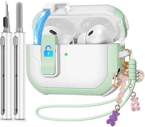 Amazon.com: Ekoonpft Secure Lock Case for Apple AirPod Pro 2&1 Gen with ...
