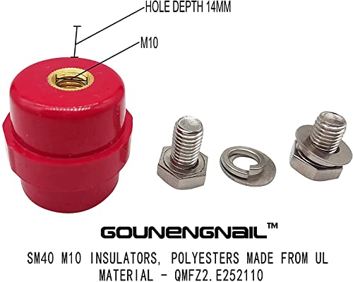 Snapklik.com : 8pcs Busbar Insulator, SM-40 Polyester Standoff Insulators