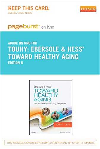 Ebersole & Hess' Toward Healthy Aging - Elsevier eBook on Intel ...