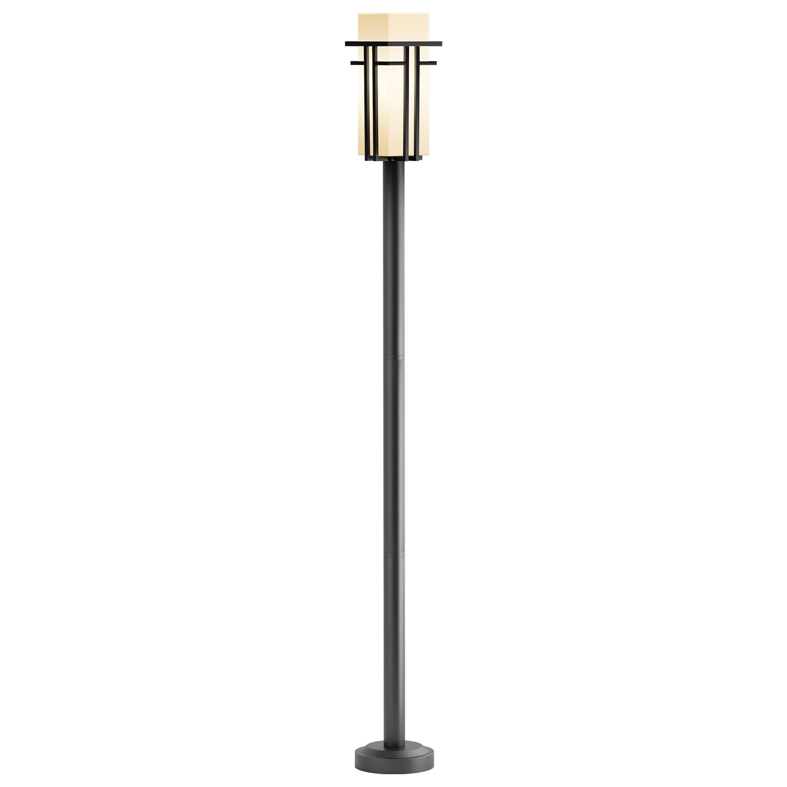 Yoenecea Lamp Posts Outdoor Lighting - 61" Outdoor Post Light Lamp Post ...
