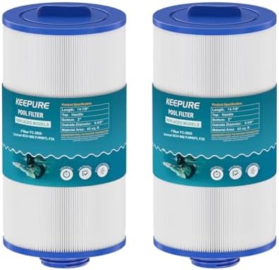 Amazon.com : KEEPURE 6CH-960 SPA Filter Replacement for FC-2800,Jacuzzi ...