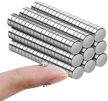 rhinocats 150Pcs Small Round Magnets，4x2mm Refrigerator Magnets，Mini ...