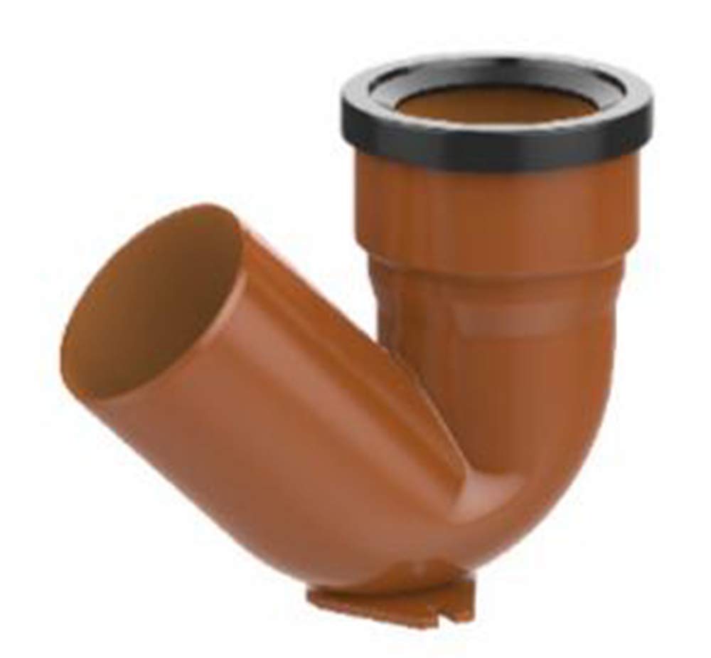 Buy 110mm 4" Underground Drainage Universal Gully Trap Single Socket ...