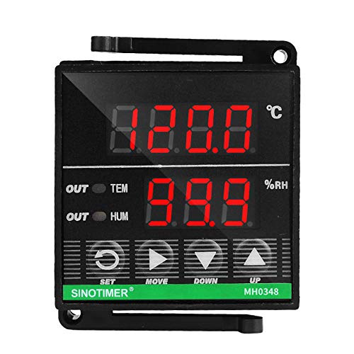 Generic 48X48Mm Digital Temperature Humidity Controller Relay Output ...