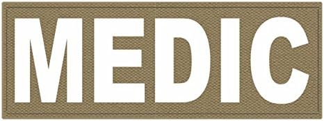 Amazon.com: TACTICAL IDENTIFICATION PATCHES Medic Patch - 11x4 - White ...