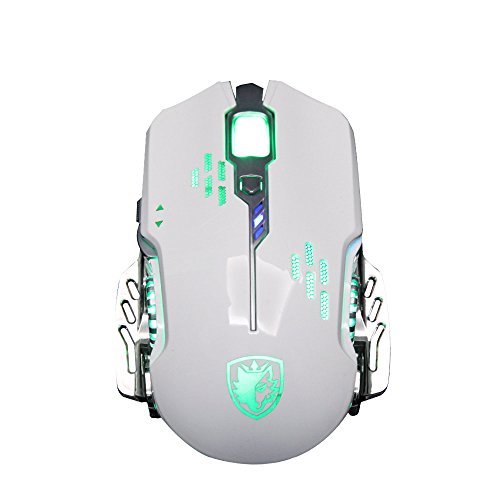 Amazon.in: Buy Sades Flash Wing Mouse, White 2400 DPI Wired Optical LED ...