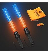Amazon.com: SIMAZO Traffic Wand (2-Pack), 16 Inch Traffic Control Wand with 3 Flashing Modes ...