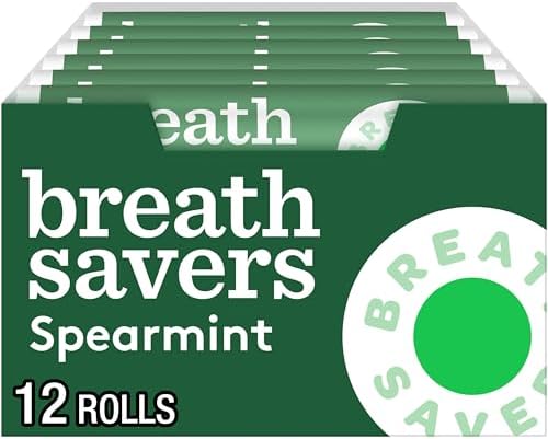 Amazon.com: BREATH SAVERS Spearmint Flavored Sugar Free Breath Mints ...