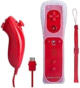 Amazon.com: Motion Plus Wii Controllers 2Packs with Nunchucks, Wii ...