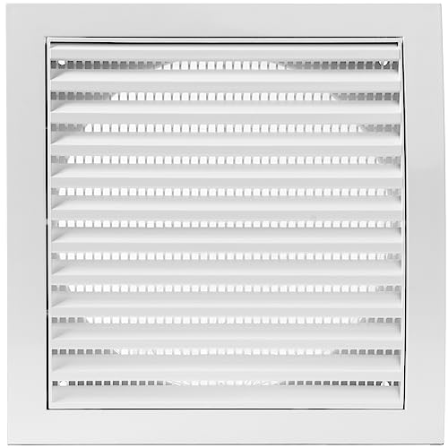 White Exhaust Hood Vent 6” Inch / 150 mm with Flange and Built-in Mesh ...