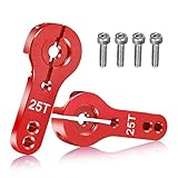 ・ブランド:Haruhana・製造元:Haruhana・セレーション：25Tの汎用型サーボホーンです。カラフルなアルミで耐久性の高い仕様に仕上げました。2個1組/2車両分・サーボホーンのセレーション（サーボ出力軸に刻んである溝）の数はメーカ...