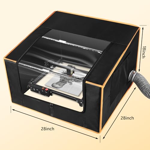 Snapklik.com : Laser Engraver Enclosure,28 X 28 X 18 Laser Cutter ...