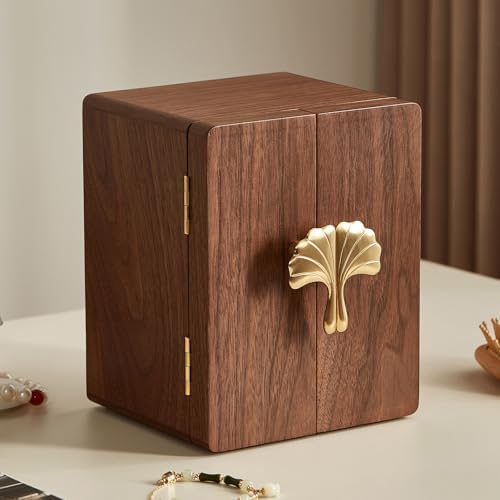 Amazon.com: Homruilink Wooden Jewelry Box, 6-Layer Large Jewelry ...
