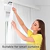 Amazon.com: Kigley 4 Pcs 18 to 28 Inch Black Adjustable Curtain Rod Set ...