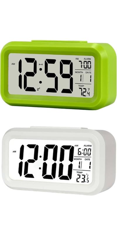 Buy SHREE HANS CREATION Digital Alarm Clock with Automatic Sensor,Date ...